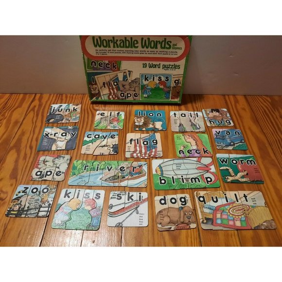 Warren Publishing Co | Toys | Vintage Warren Products Workable Words ...